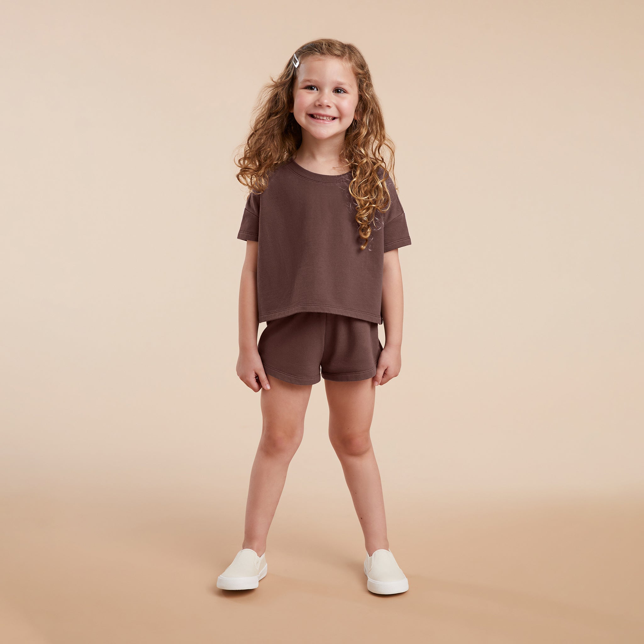 Mini Short Set | Coffee